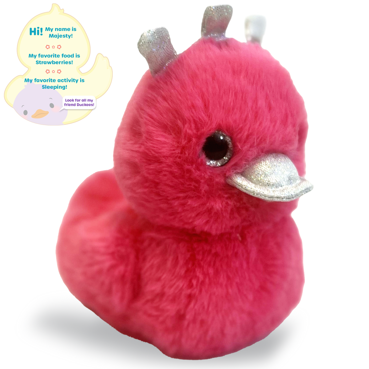 Duckee - 7" Majesty Plush Duckee Princess – Beverly Hills Teddy Bear ...