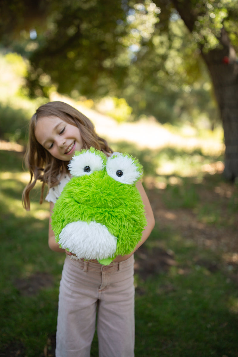 Fluffees Frog 10" Soft Fluff Ball Plush - Stuffed Animal | Beverly ...