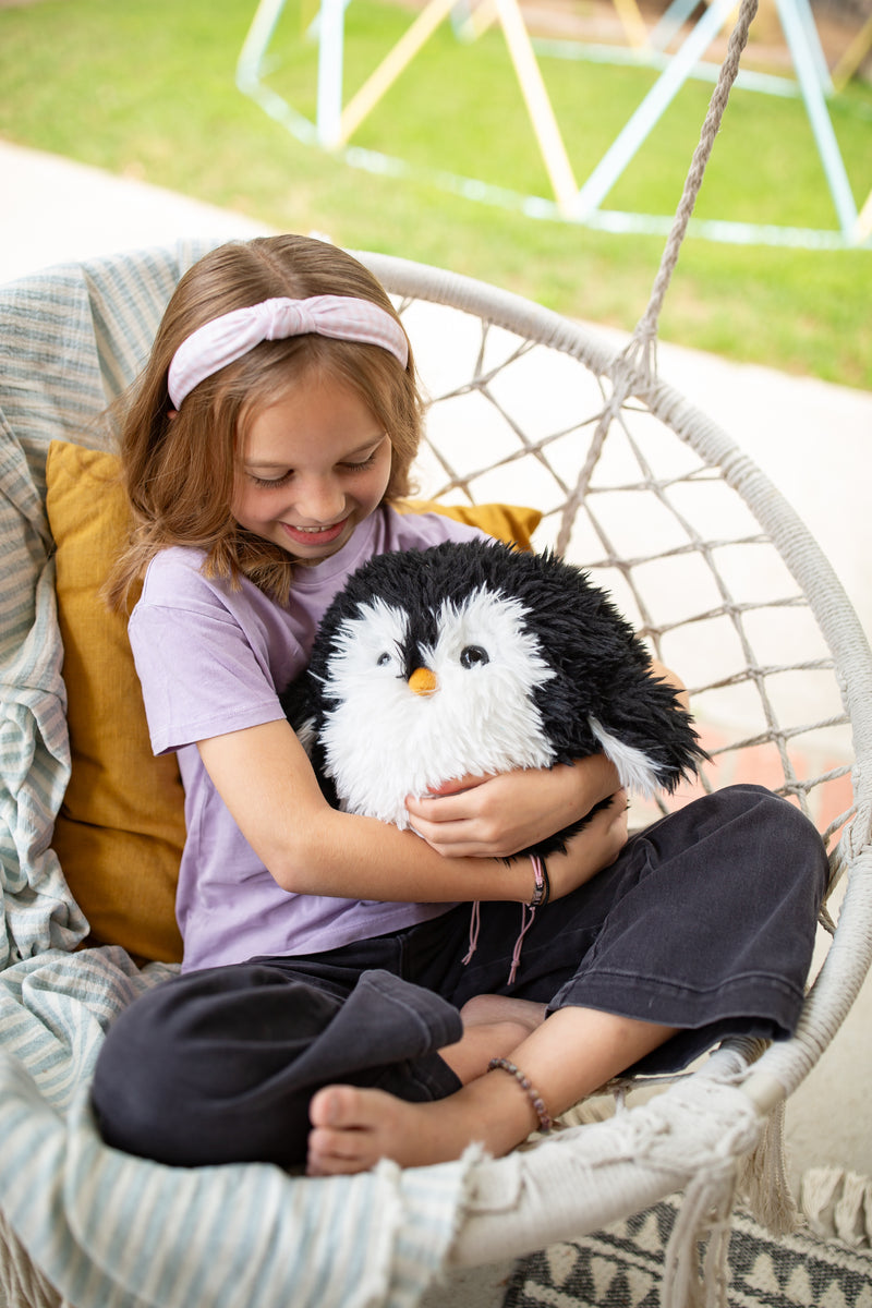 Fluffees Penguin 10" Soft Fluff Ball Plush - Stuffed Animal | Beverly ...