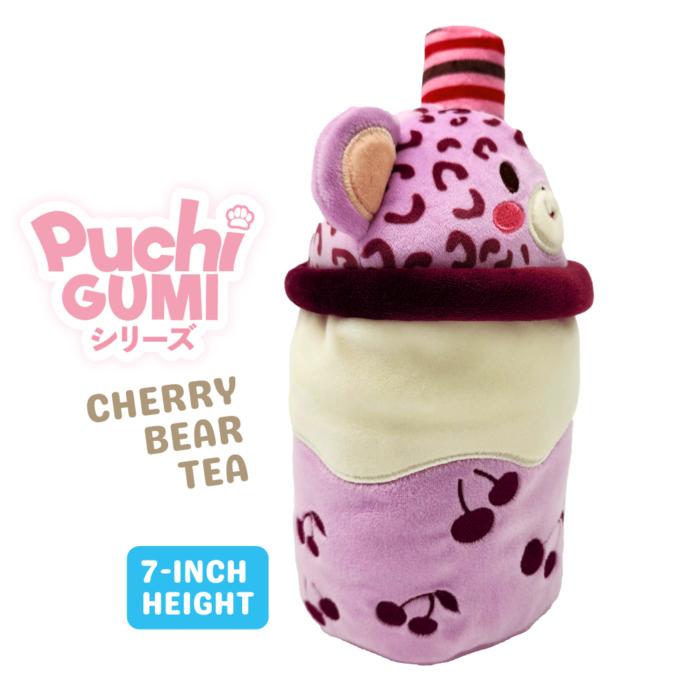 Puchi Gumi 7" Series 1: Cherry Bear Tea – Beverly Hills Teddy Bear Company