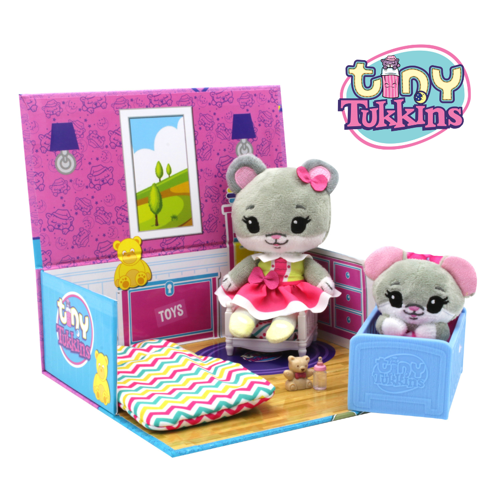 Tiny Tukkins - Mouse Sisters with Removable Clothes & Cute Accessories ...