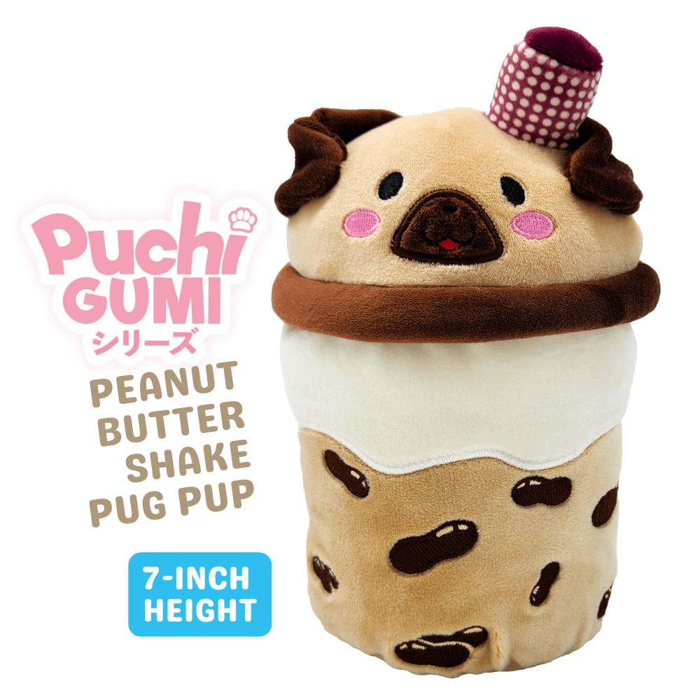 Puchi Gumi 7" Series 1: Peanut Butter Pug Pup – Beverly Hills Teddy ...